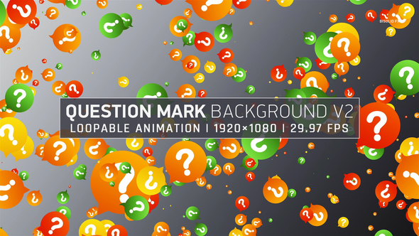 Question Mark Background V2, Motion Graphics | VideoHive